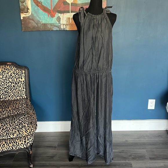 Time and Tru | Dresses | Time And Tru Gray Maxi Dress | Poshmark